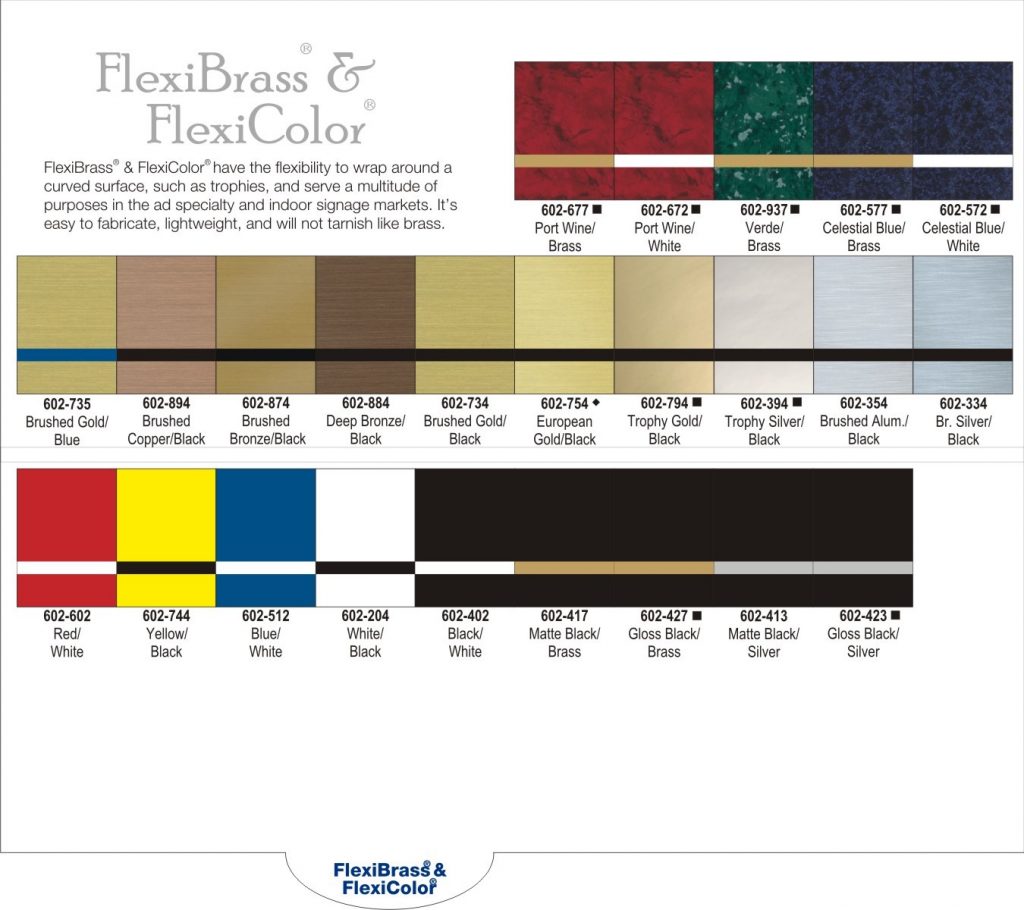 Planchas bicapa Rowmark para el grabado láser