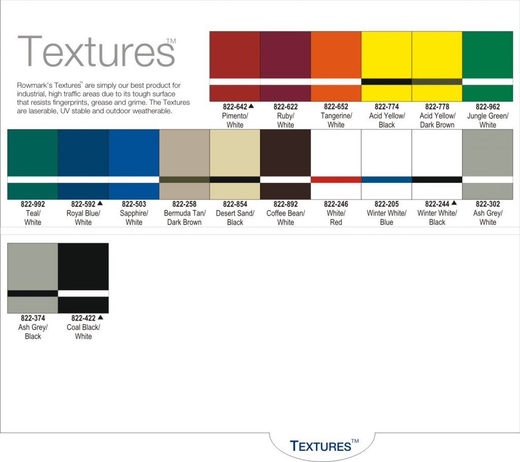 Planchas bicapa Rowmark para el grabado láser